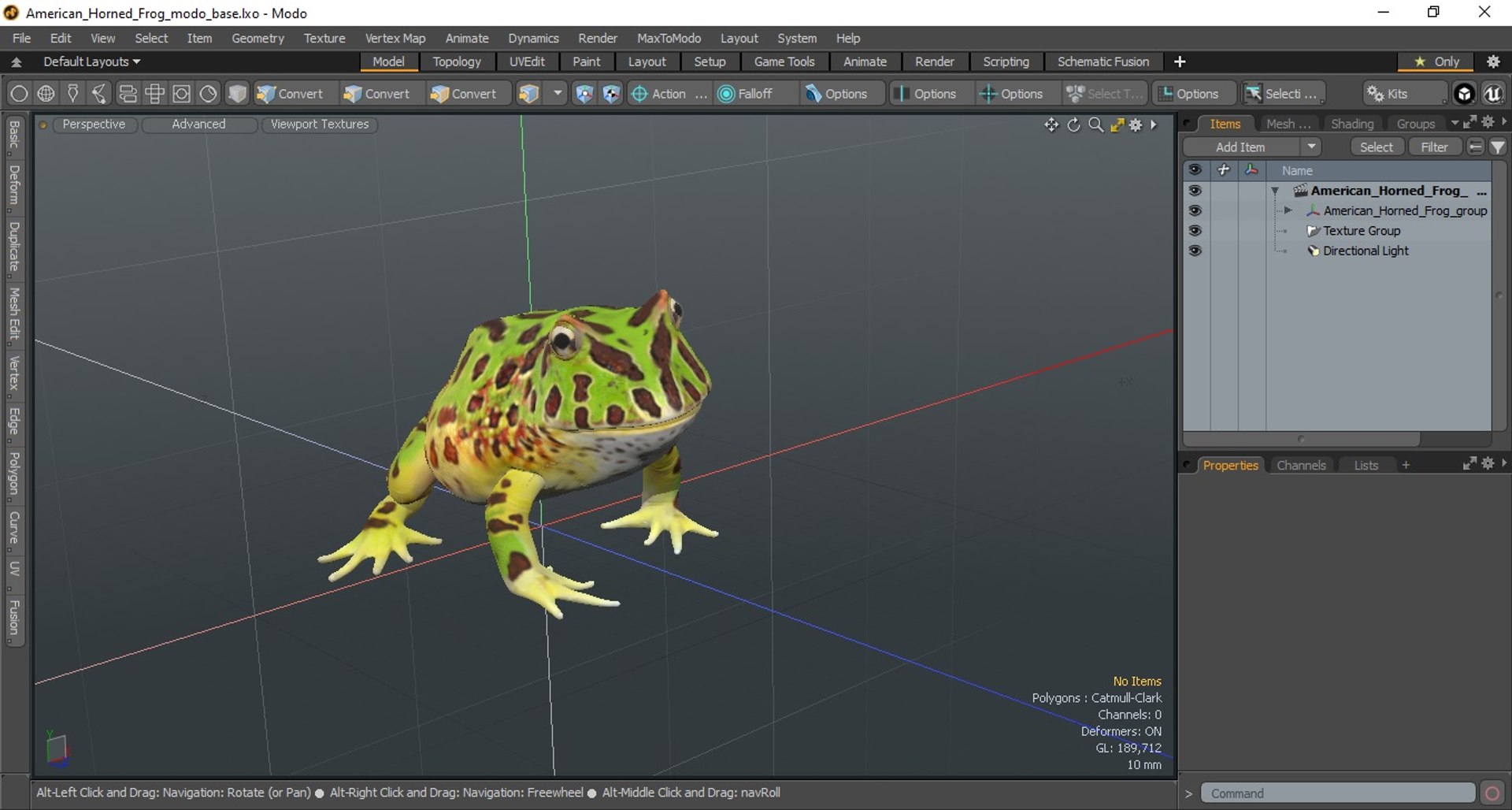 3D Model American Horned Frog - TurboSquid 2307909