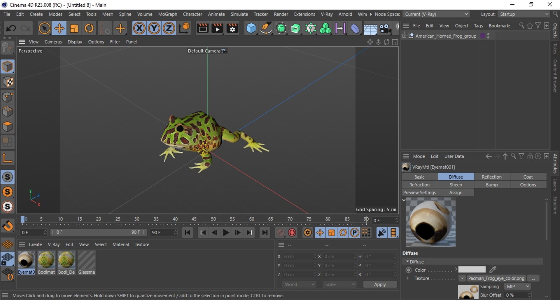 3D Model American Horned Frog - TurboSquid 2307909