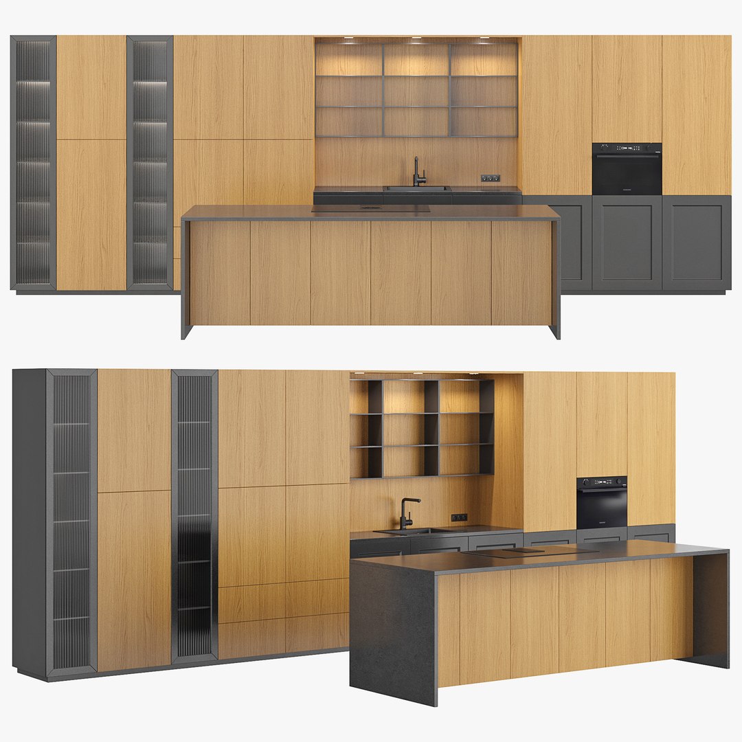 Free Kitchen 42 3D Model - TurboSquid 2214573