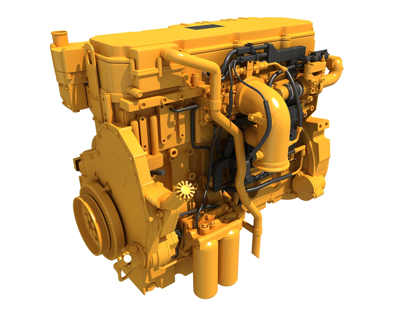 Industrial Diesel Engine 3D Model - TurboSquid 1302509