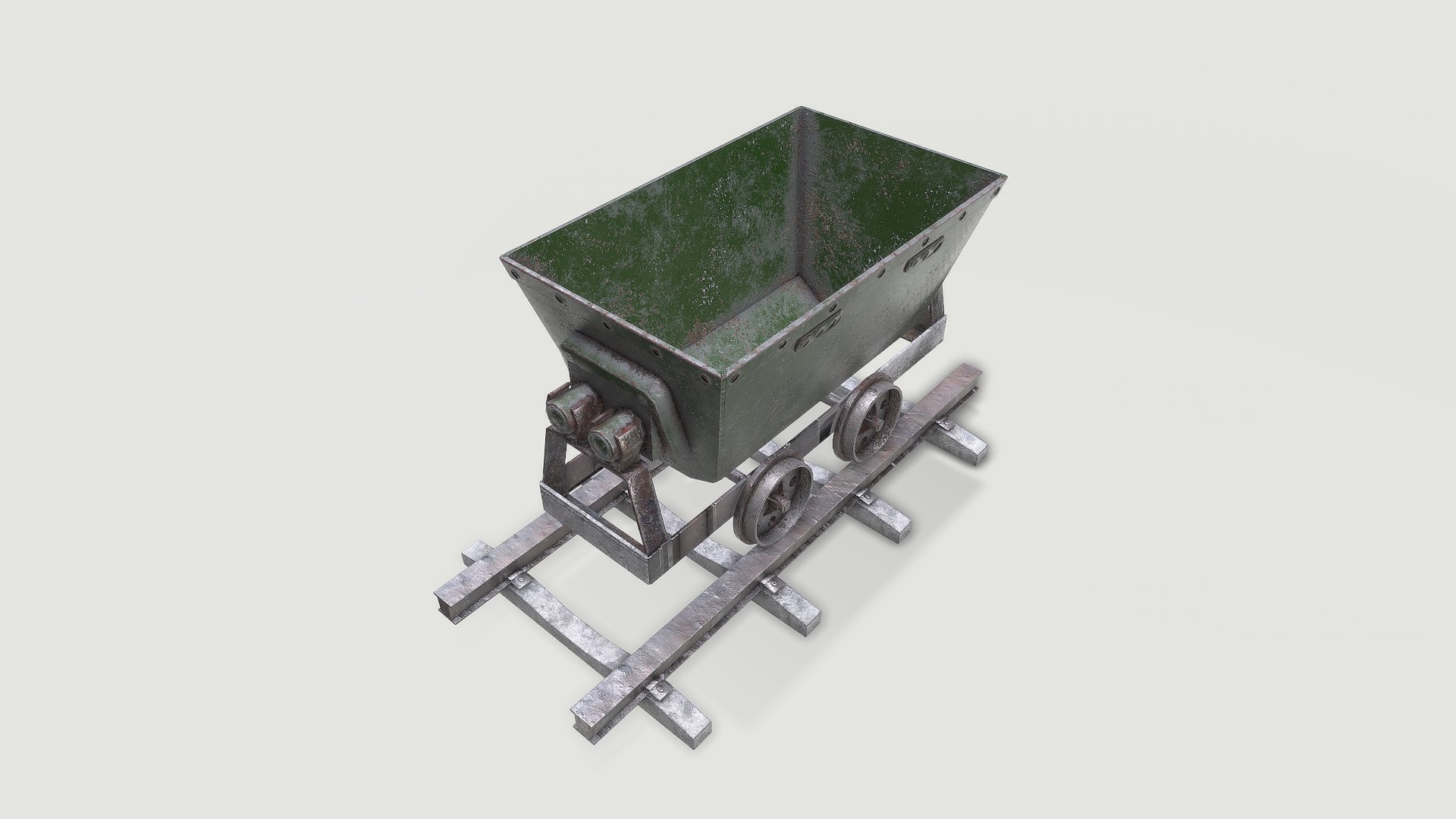 Mine Wagon 2 Model - TurboSquid 1743598