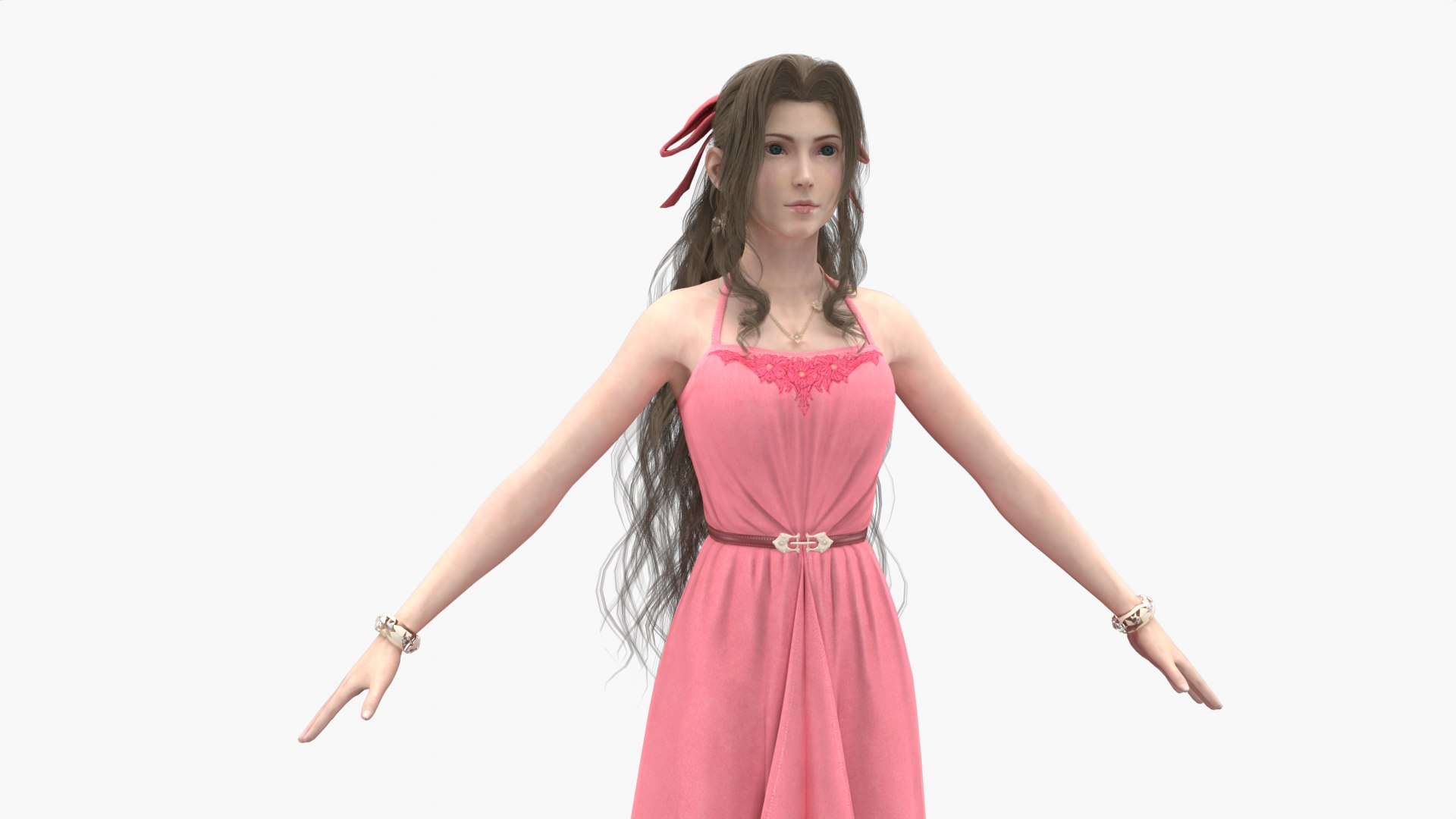Aerith Gainsborough 3D 모델 - TurboSquid 2059119