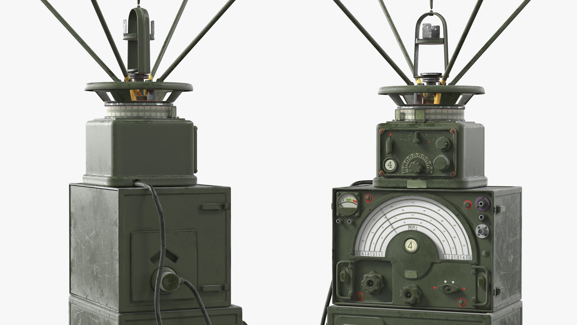 Military Direction Finder Antenna 3D - TurboSquid 1683604