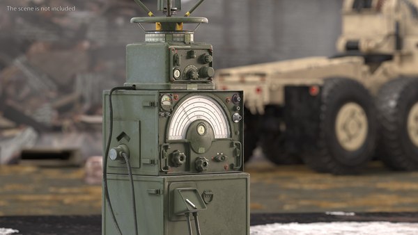 Military direction finder antenna 3D - TurboSquid 1683604