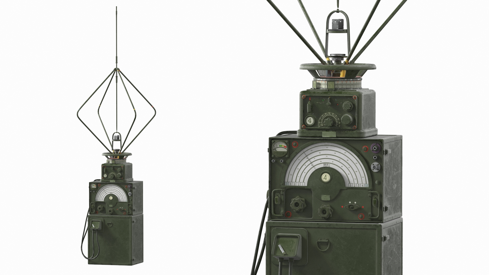 Military Direction Finder Antenna 3D - TurboSquid 1683604