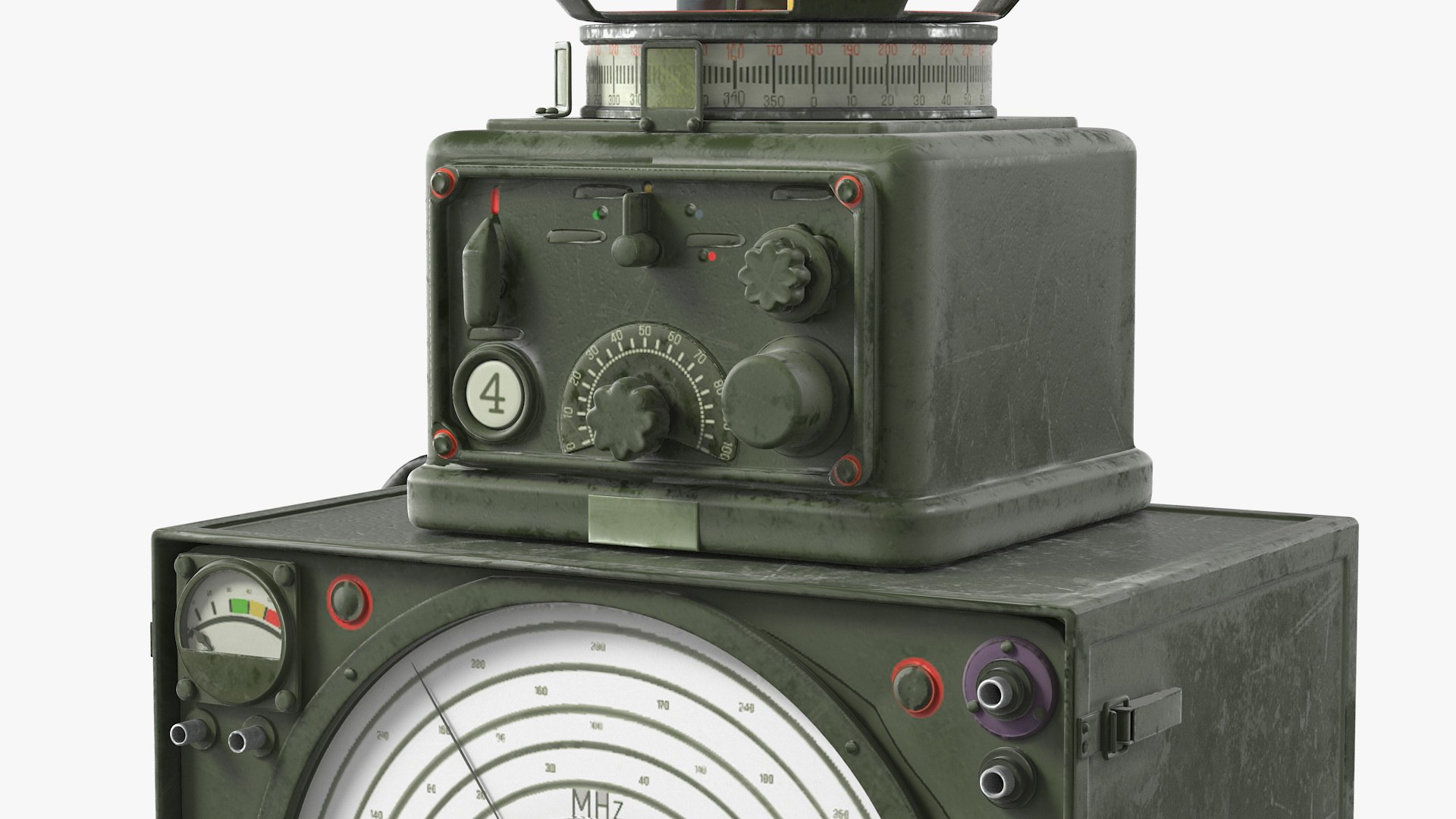 Military Direction Finder Antenna 3D - TurboSquid 1683604