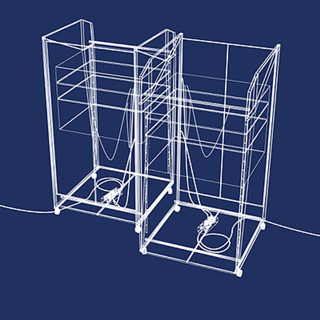 3d Model Pa Rack