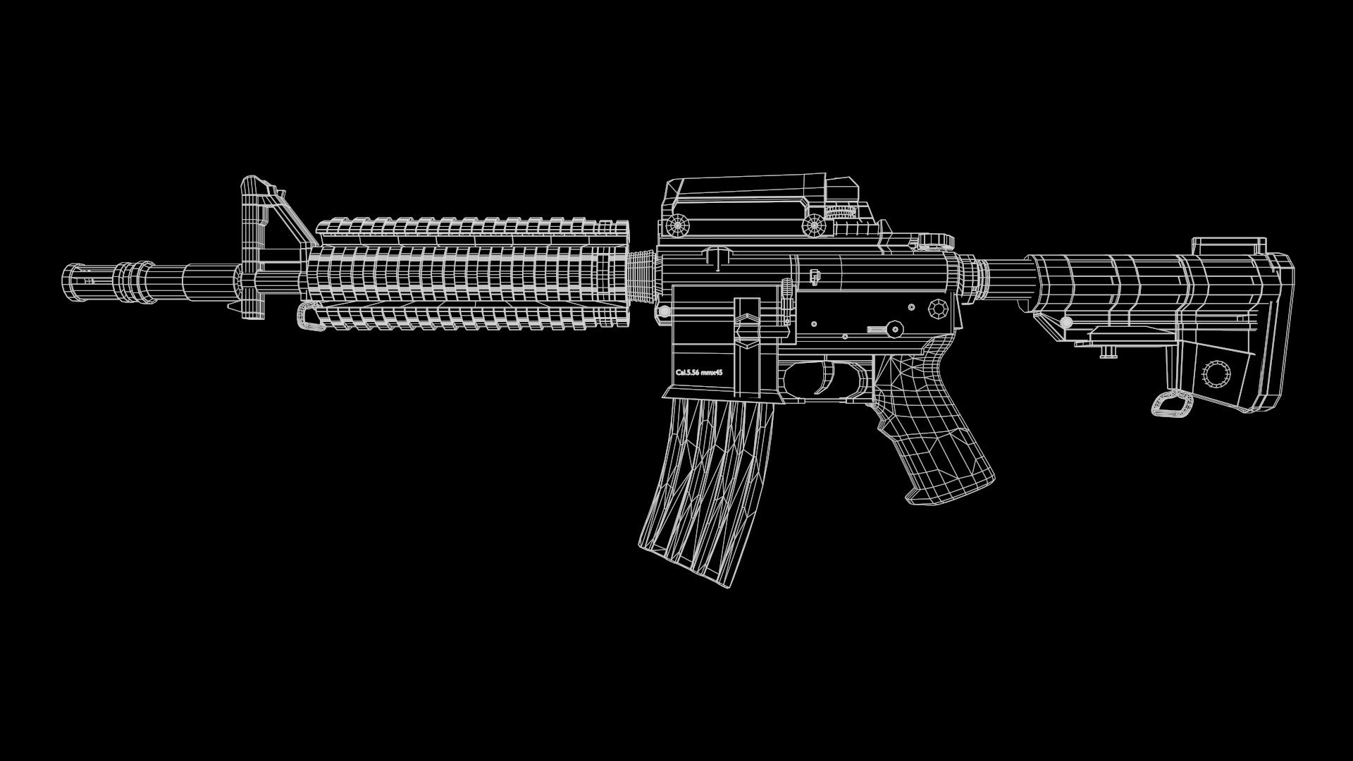 3D model m4a1 pbr unreal - TurboSquid 1701867