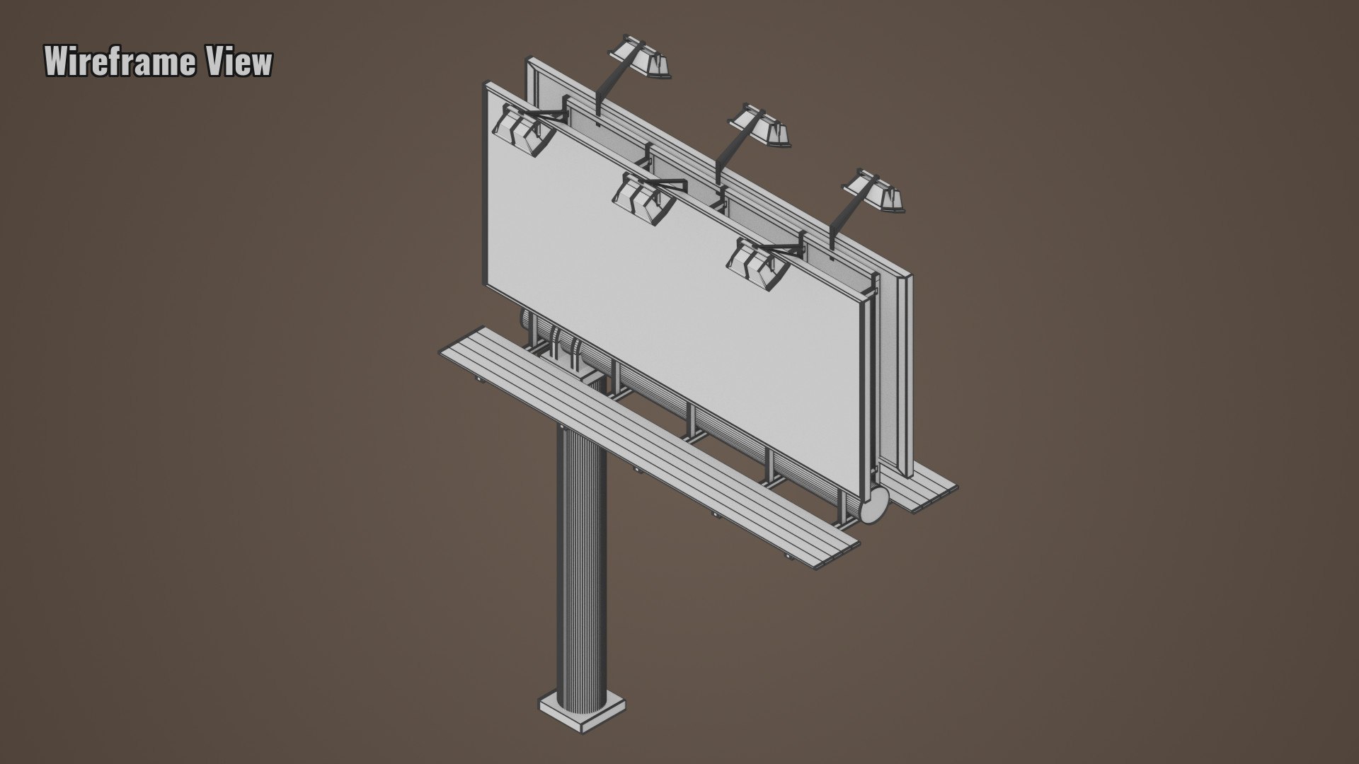 3d Advertising Billboard Ad