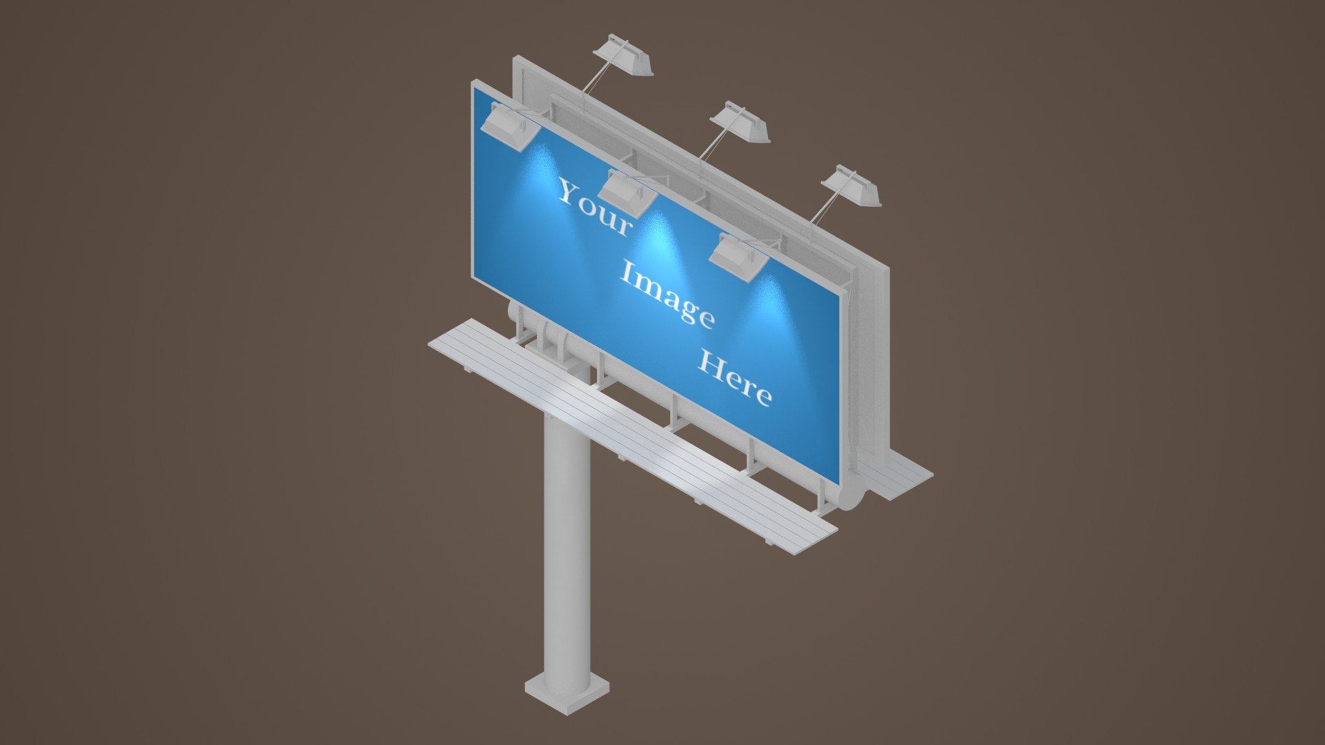 3d Advertising Billboard Ad