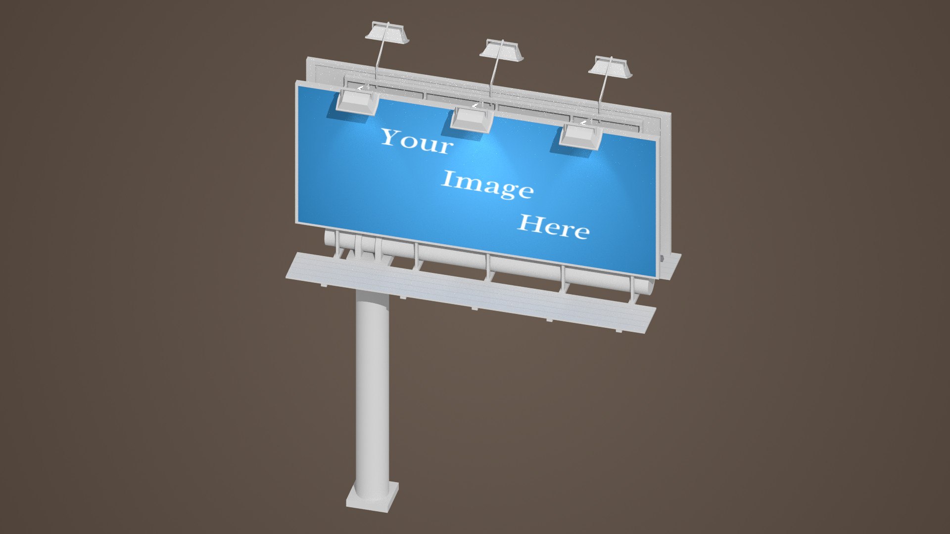 3d Advertising Billboard Ad
