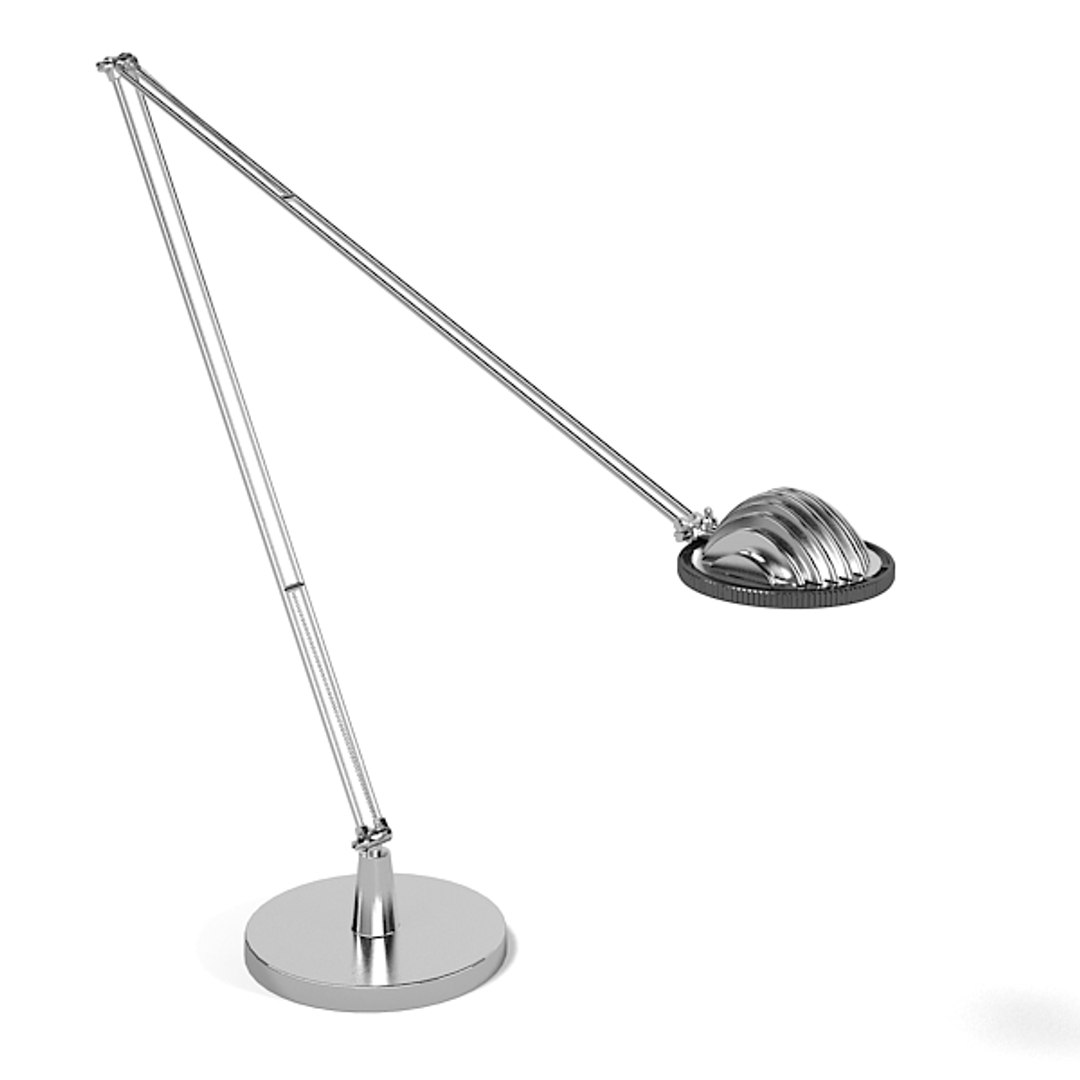 modèle 3D de Luceplan Berenice Led lampe de table bras articulé étendu ...