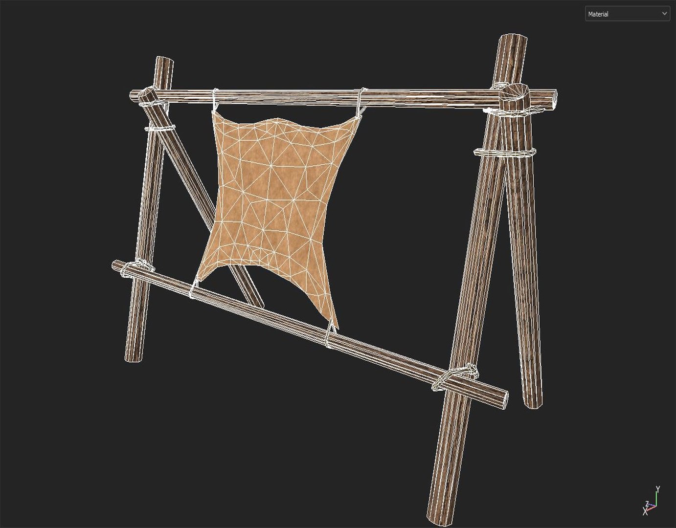 Tanning Rack 3D - TurboSquid 2397269