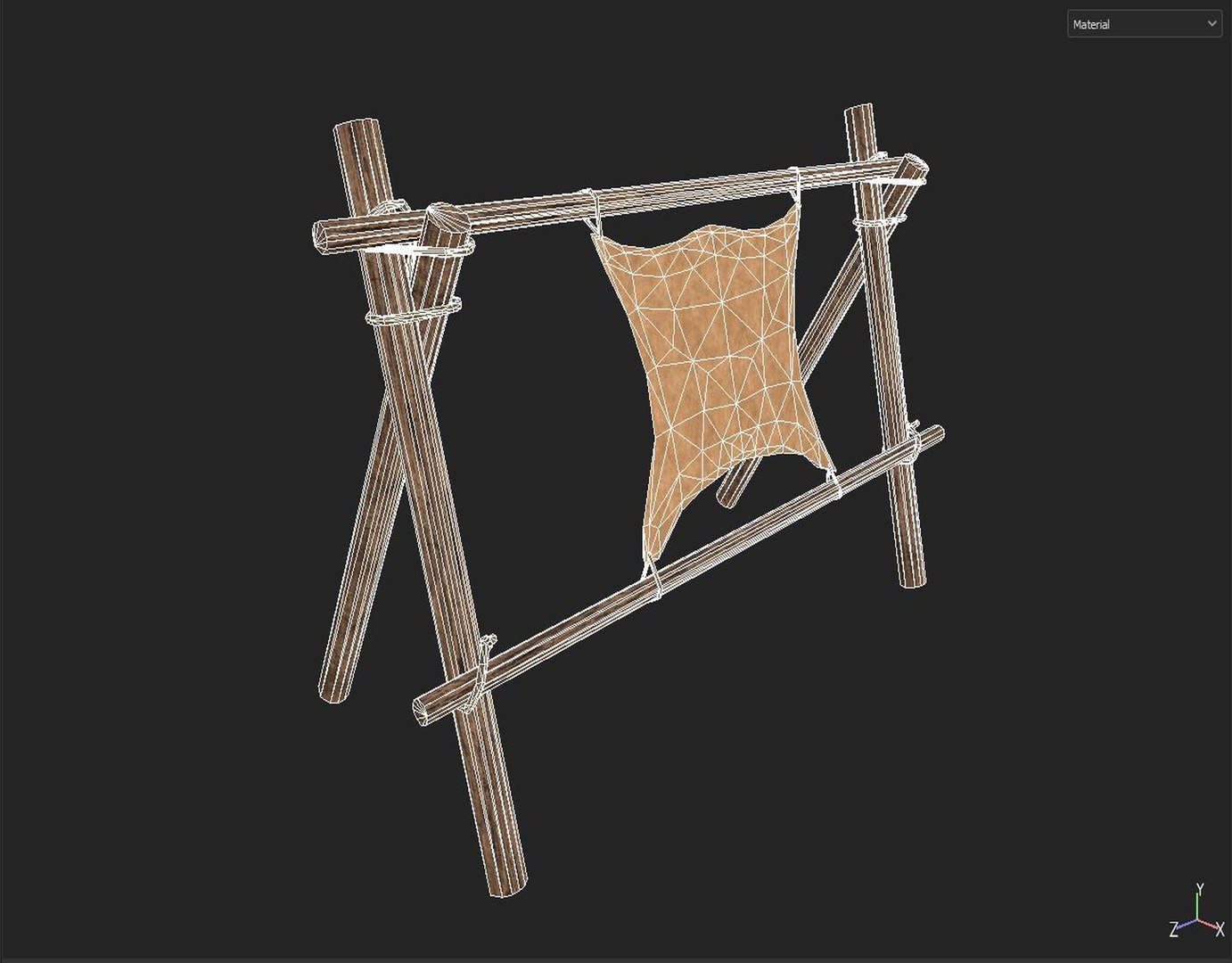 Tanning Rack 3D - TurboSquid 2397269