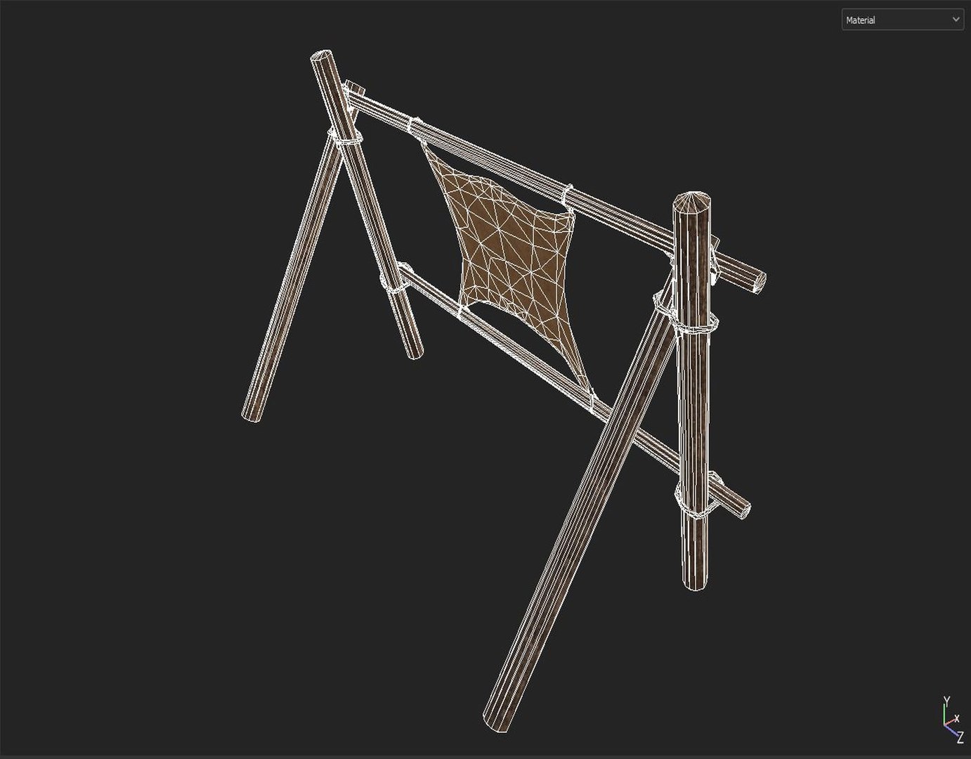 Tanning Rack 3D - TurboSquid 2397269