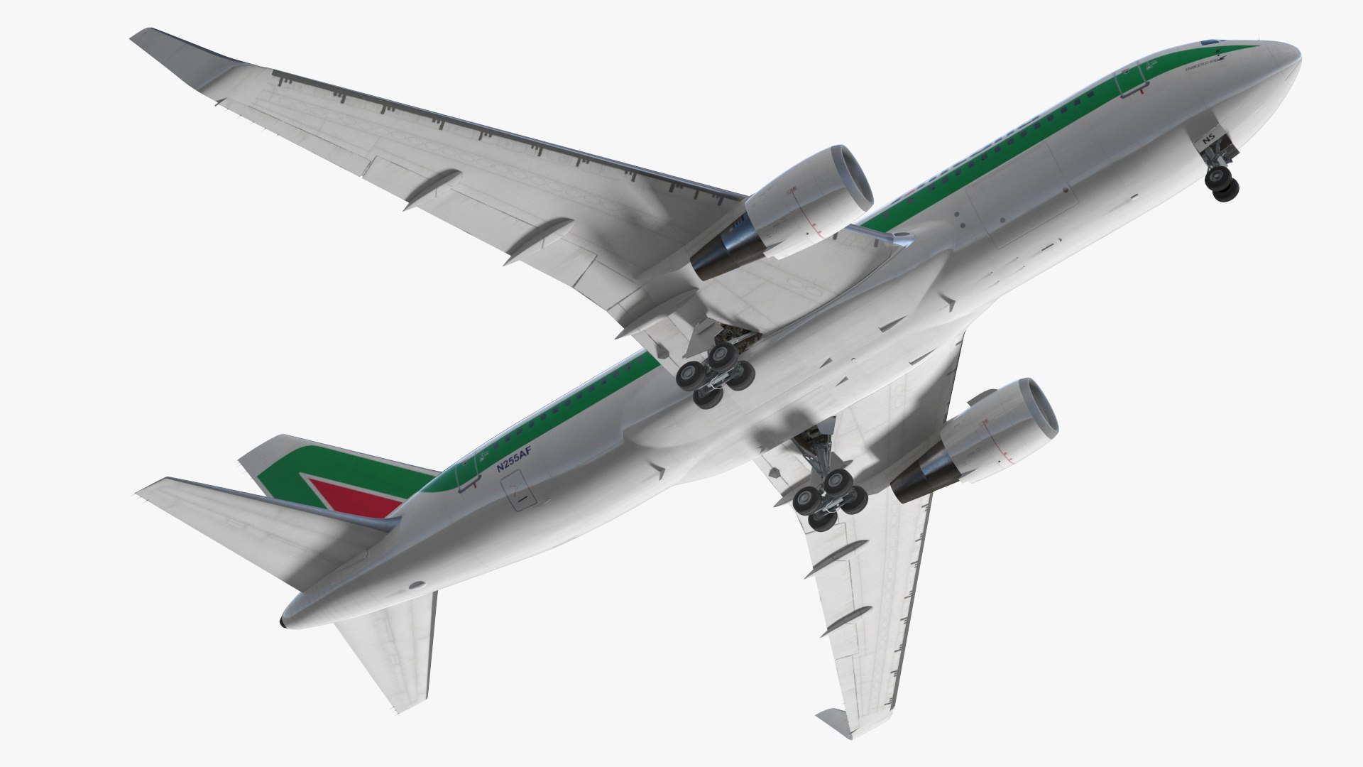 3d boeing 767-200er alitalia model