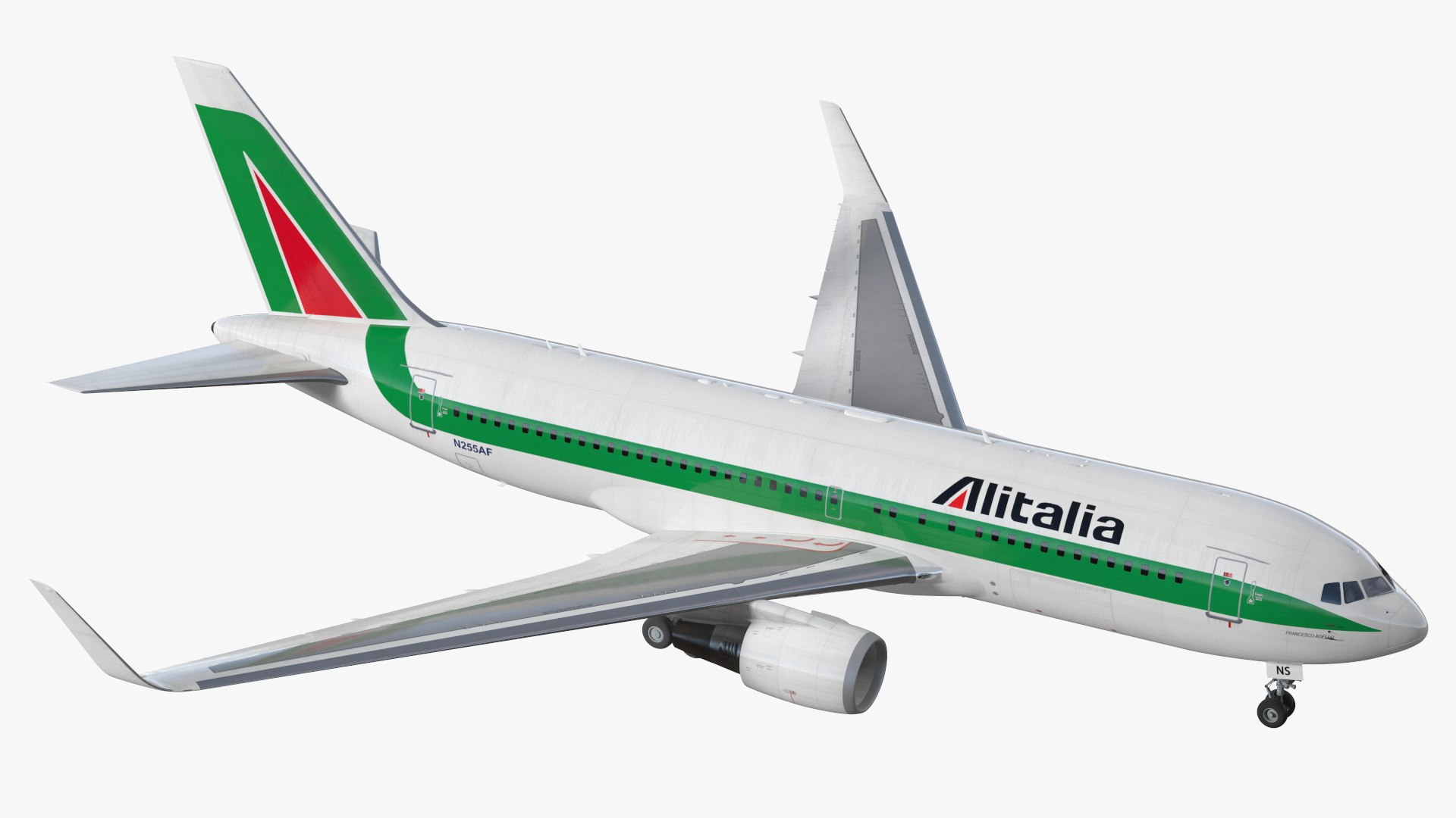 3d boeing 767-200er alitalia model