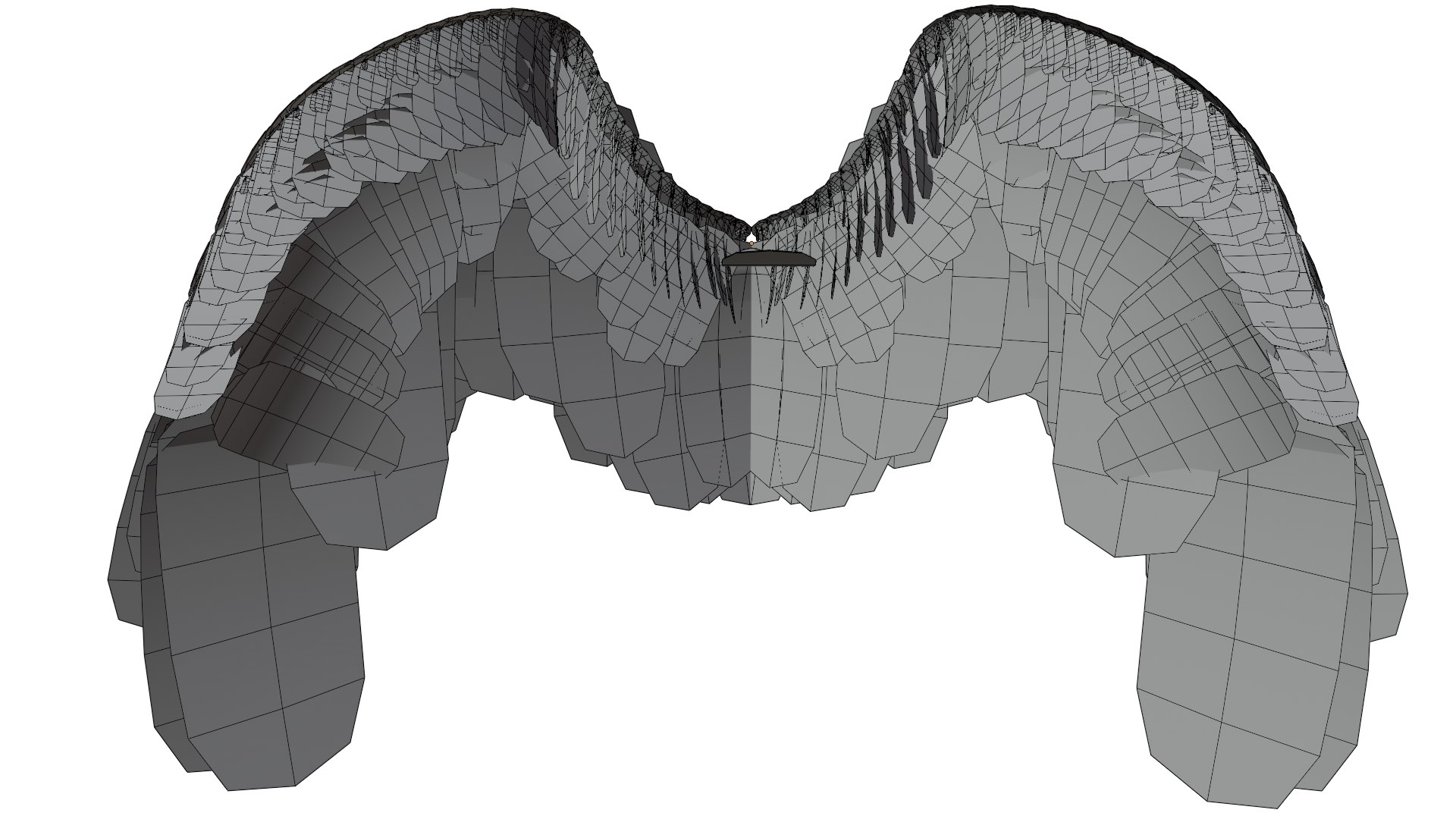 3D Angle Wings - TurboSquid 2352777