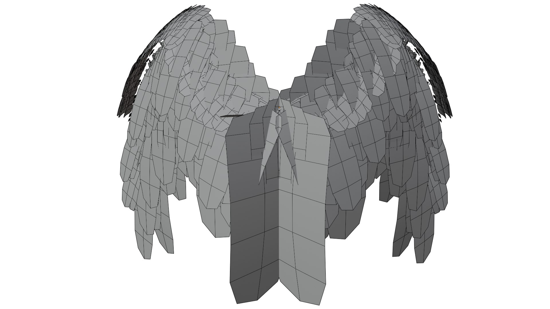 3D Angle Wings - TurboSquid 2352777