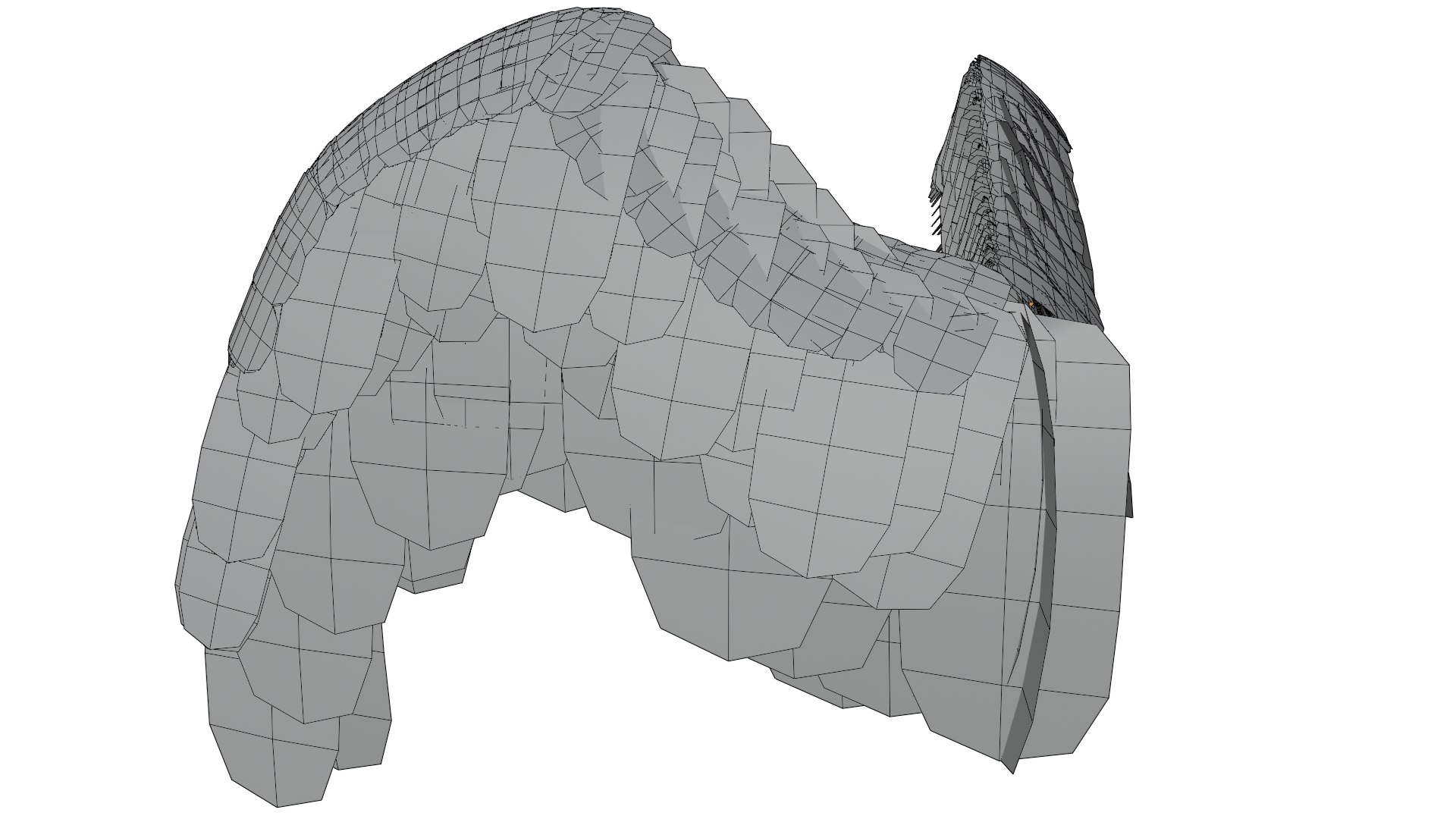3D Angle Wings - TurboSquid 2352777