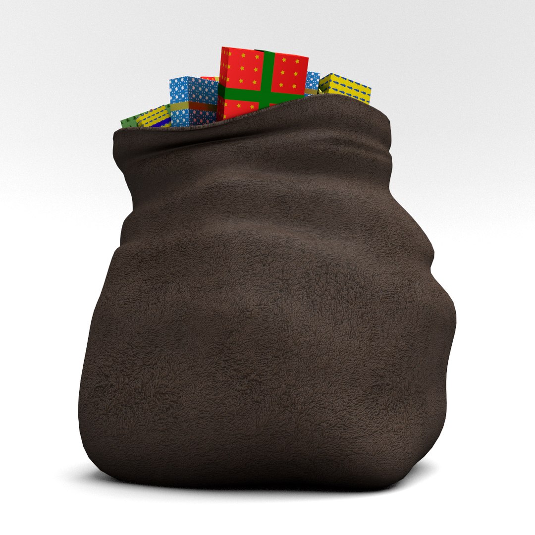 Santa S Bag 3d Model