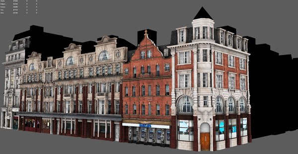 3D buildings london - TurboSquid 1285396