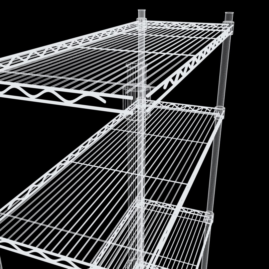 3D Bakers Rack - TurboSquid 1229331
