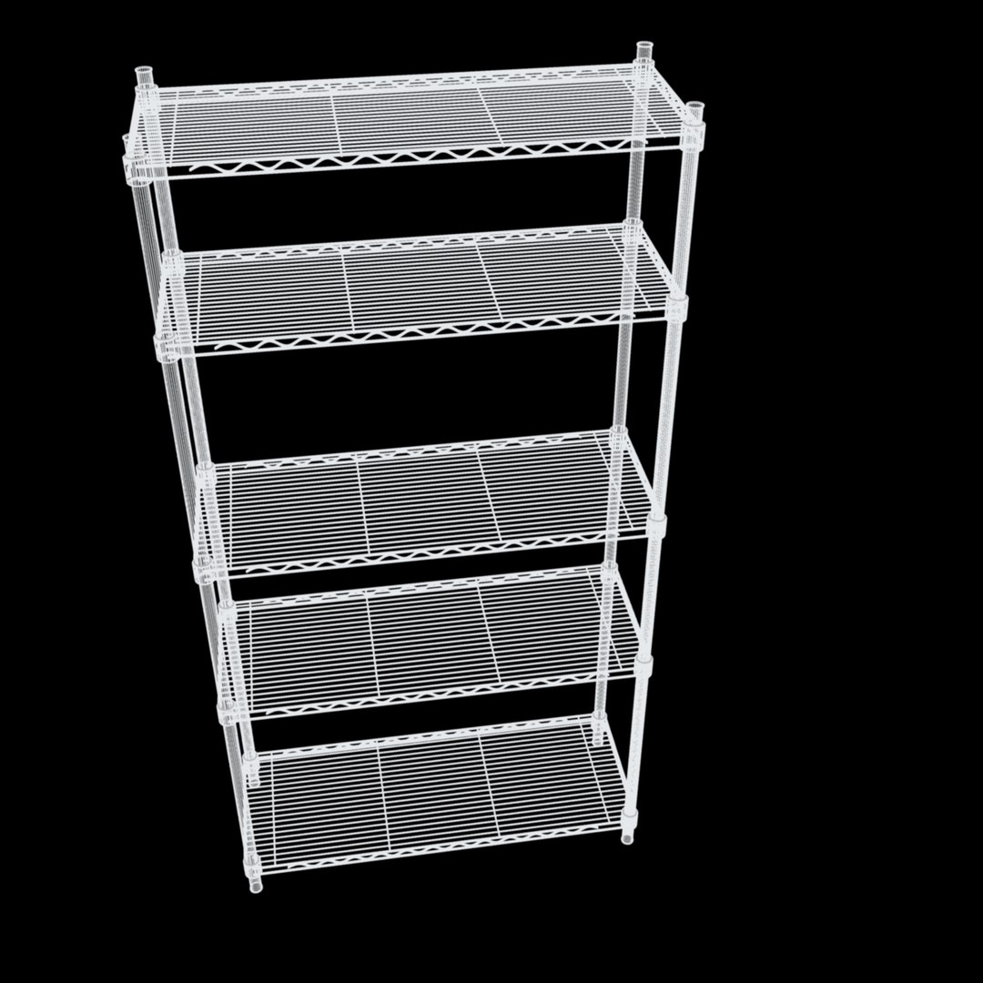 3D Bakers Rack - TurboSquid 1229331