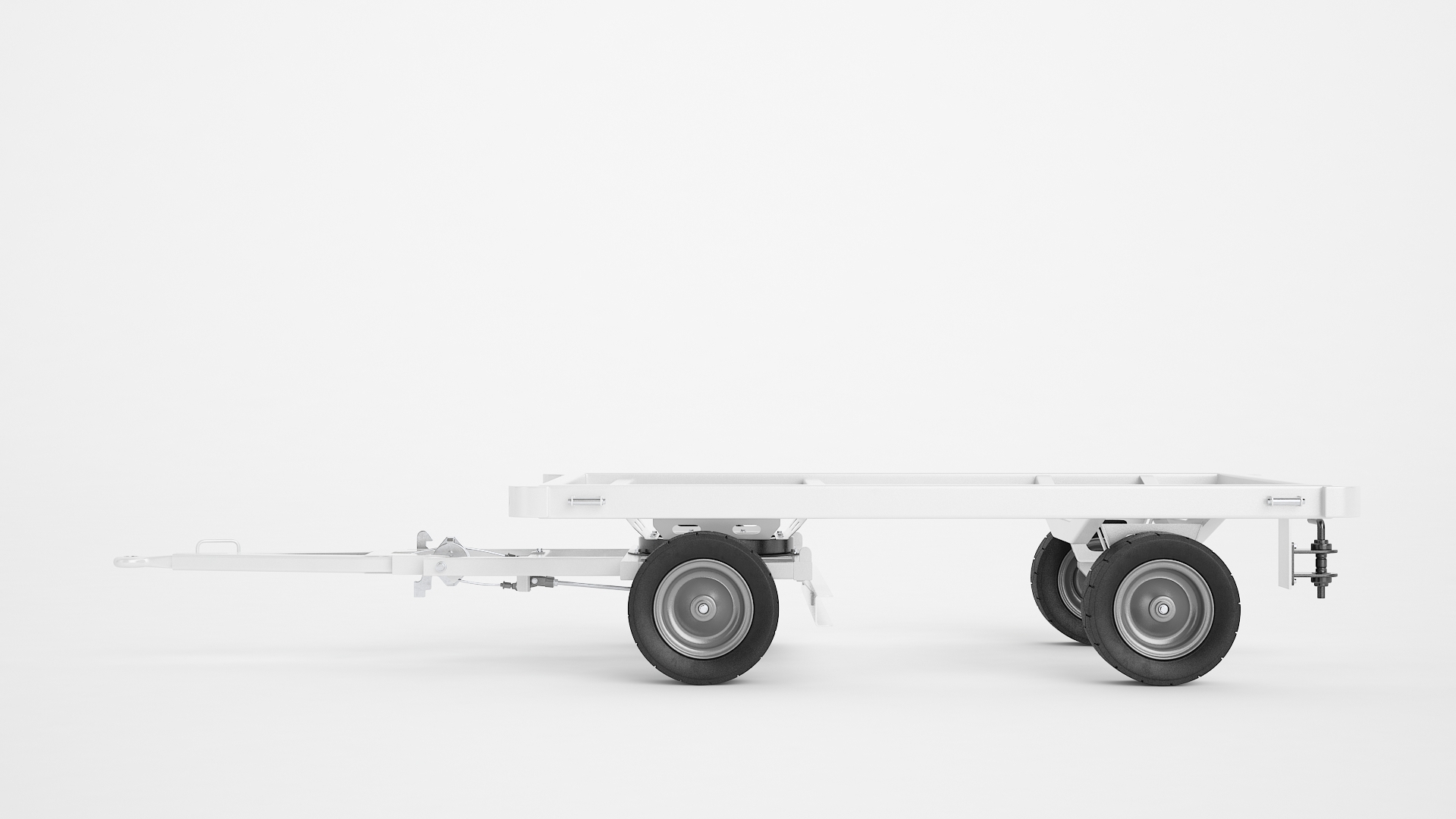 3D Model Airport Trailer Chassis 04 - TurboSquid 2226808