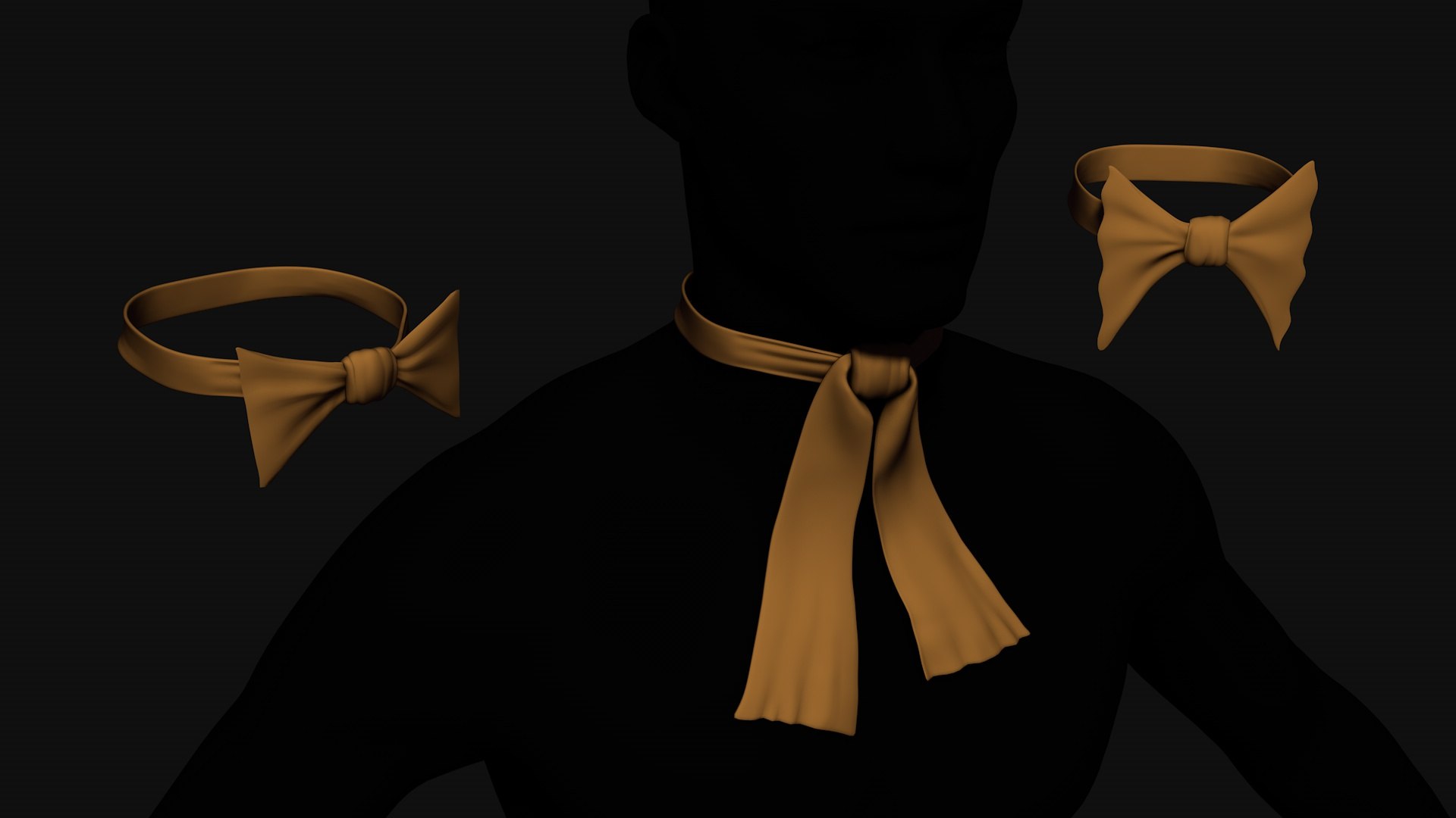 Set Of Bows 3D Model - TurboSquid 2338509