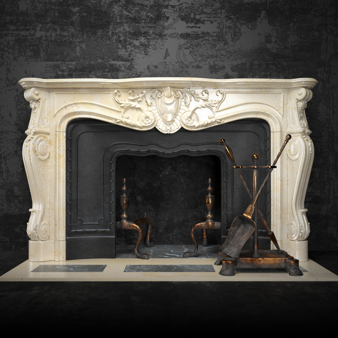 Fireplace classic 3D model - TurboSquid 1215946