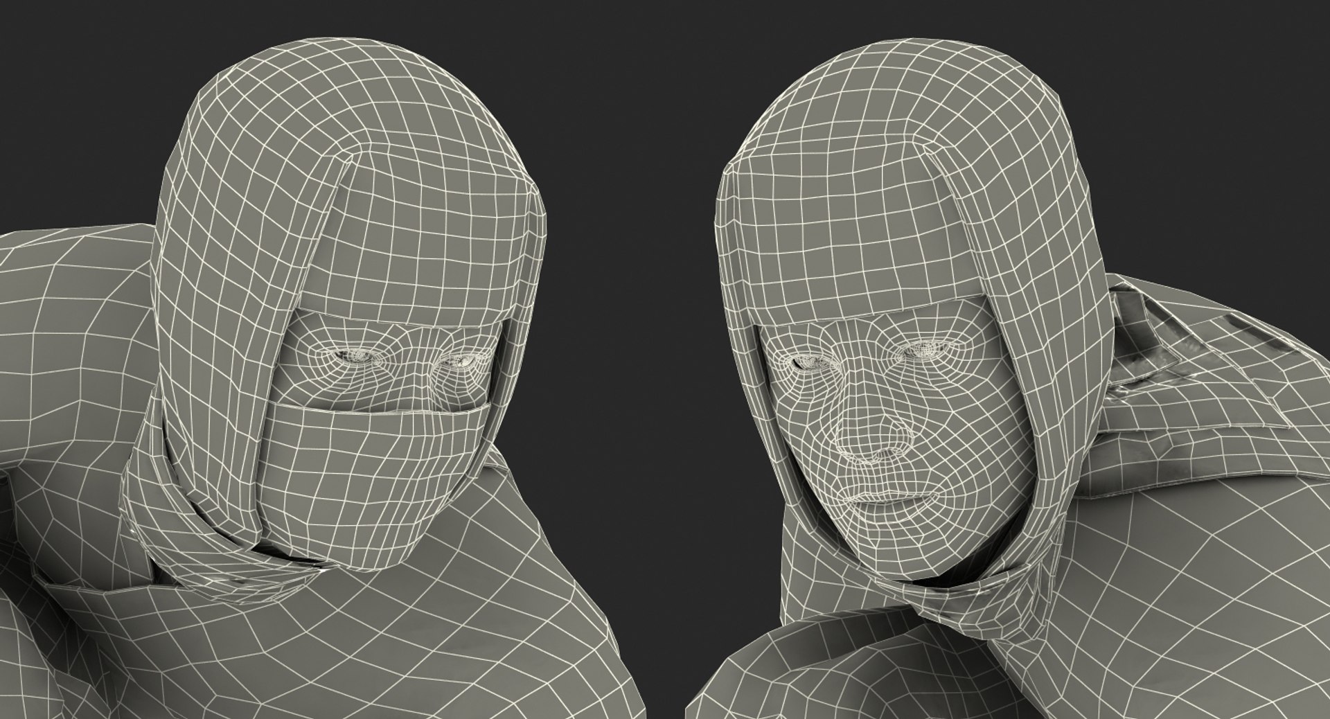 3D Japan Ninja Model - TurboSquid 1150604