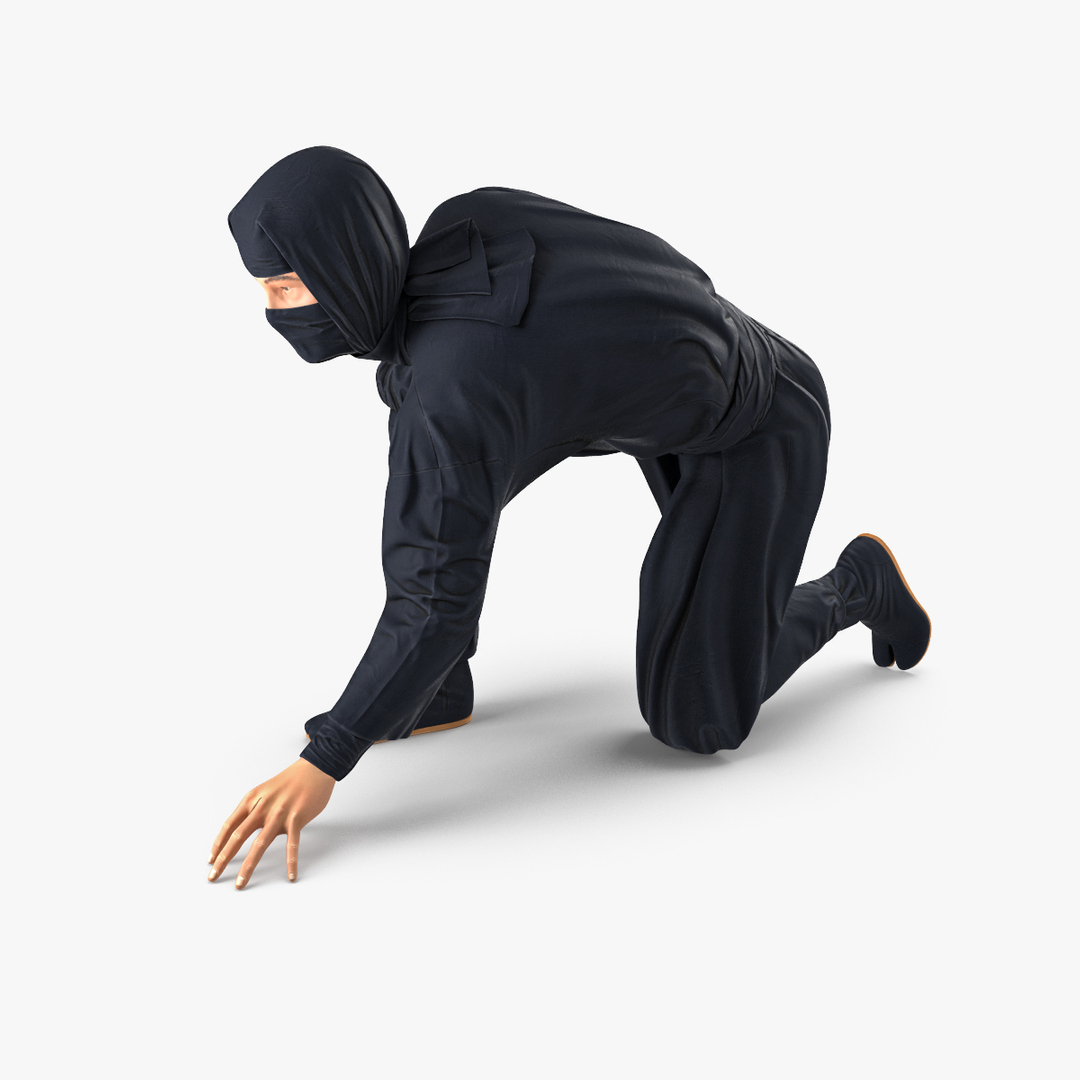 3D Japan Ninja Model - TurboSquid 1150604