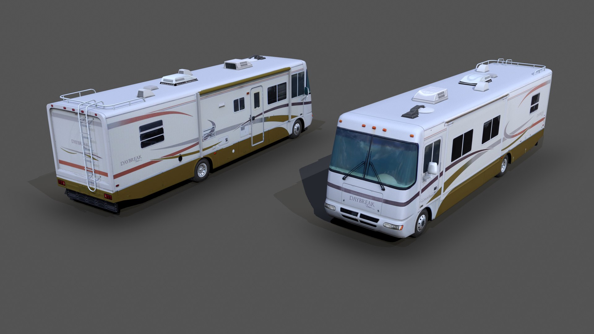 3D Damon Daybreak RV 2002 Model - TurboSquid 1784022