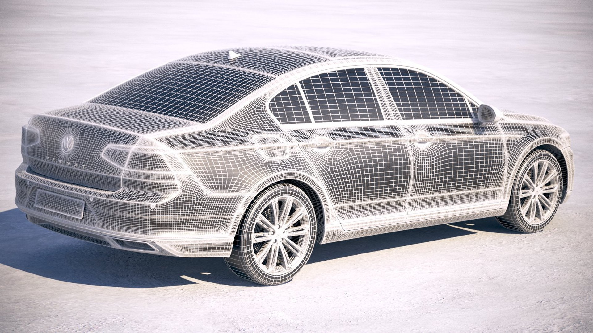 Volkswagen Passat 2020 3D Model - TurboSquid 1383798