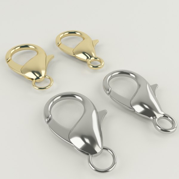 Lobster Claw Clasp 3D model - TurboSquid 1876430