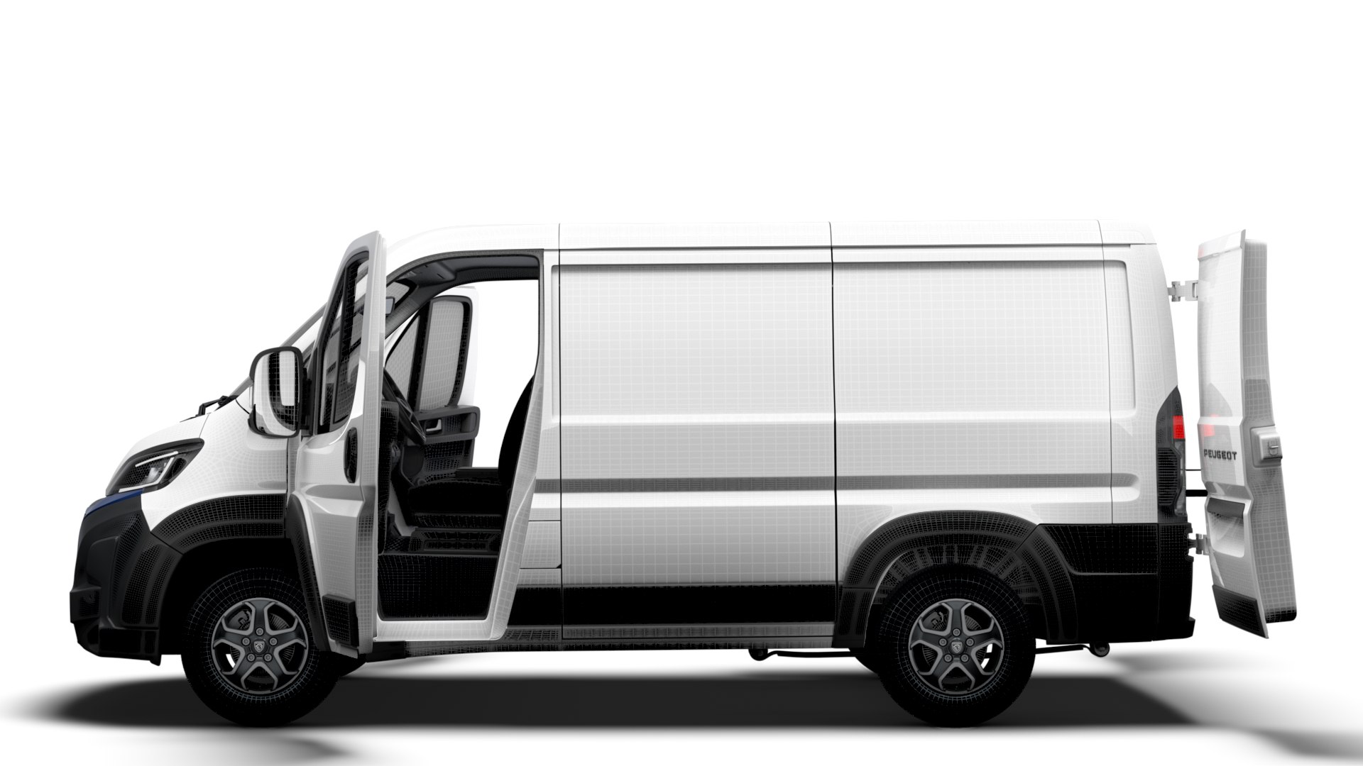 3D Stellantis Electric Panel Van HQ Interior L1H1 2025 - TurboSquid 2338530