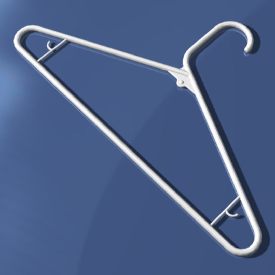 3d clothes hanger model