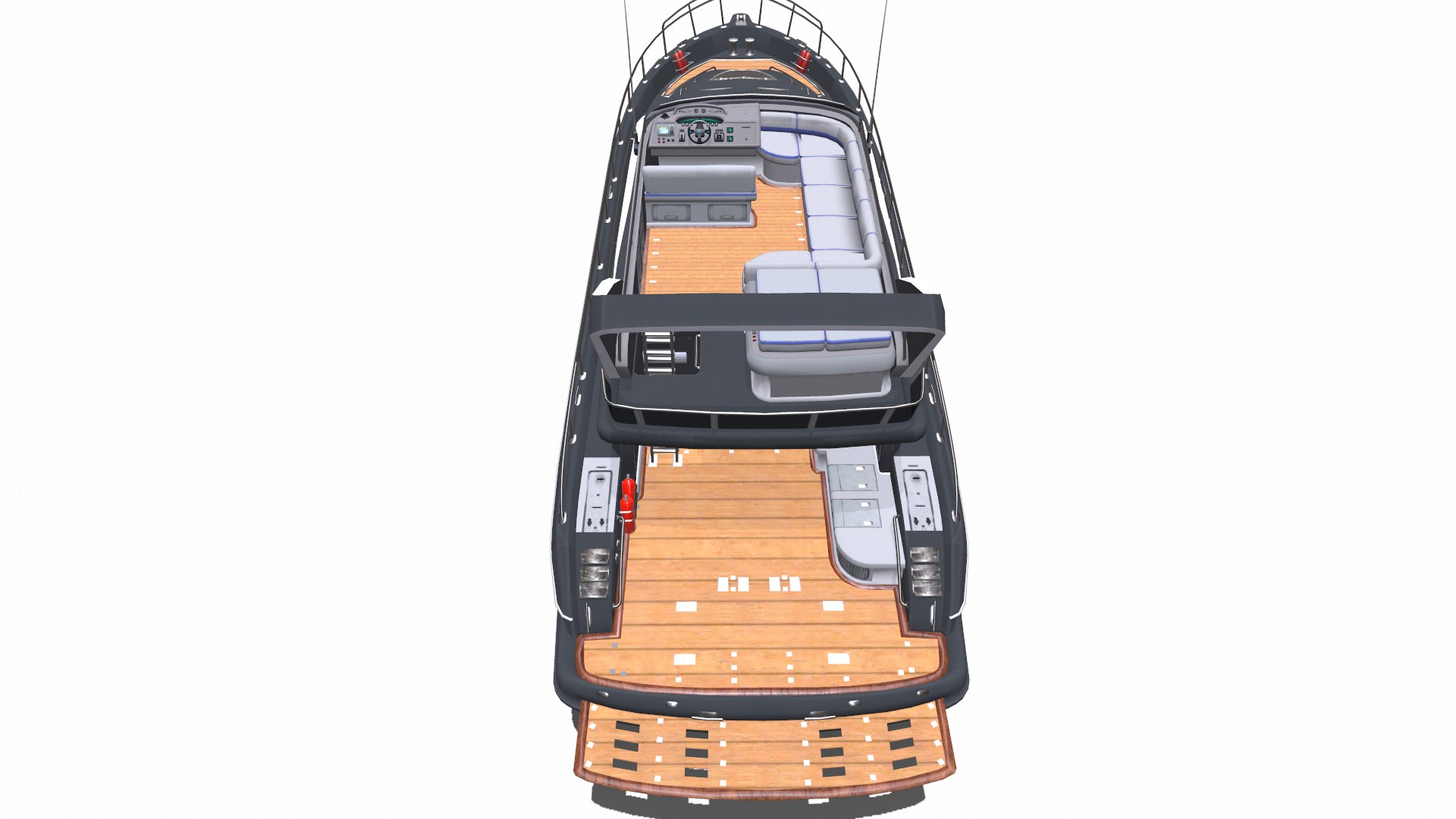 Yacht Boat Pbr 3D Model - TurboSquid 1584048