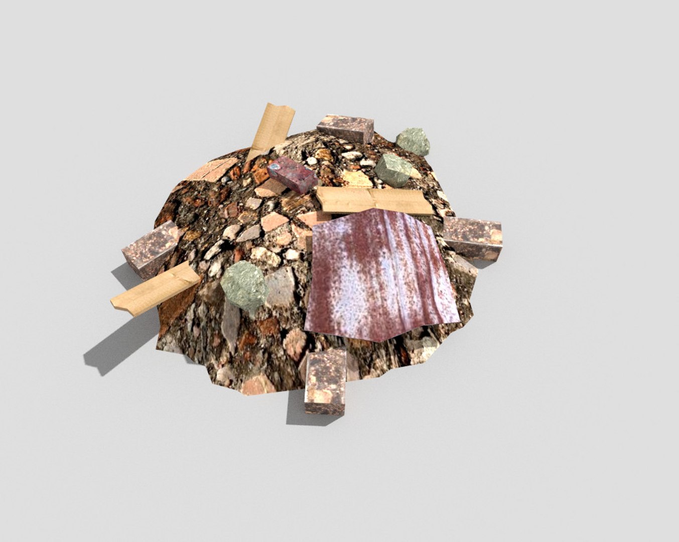 Debris Pile 3d Model