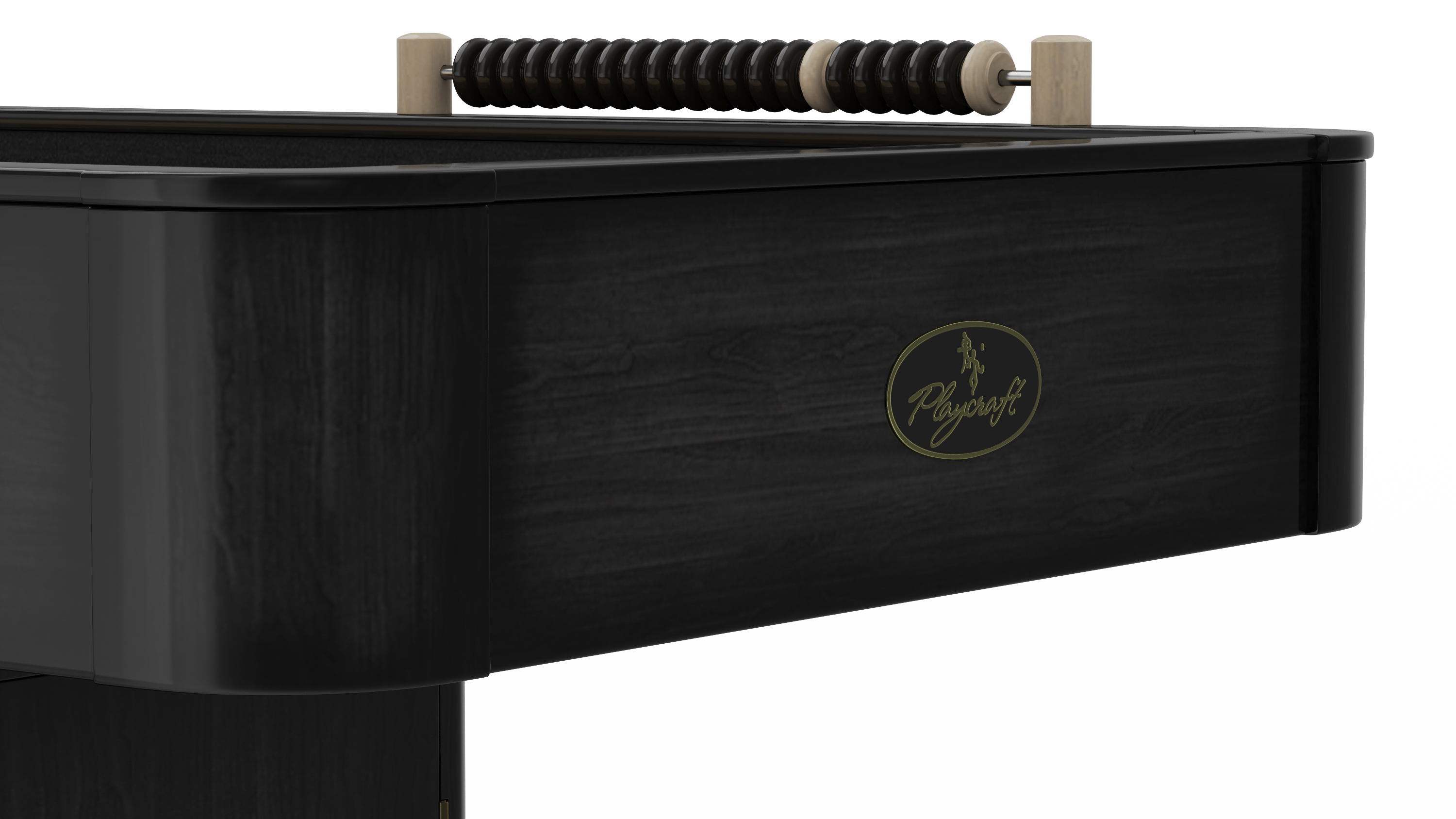 3D Black Shuffleboard Table - TurboSquid 1950842