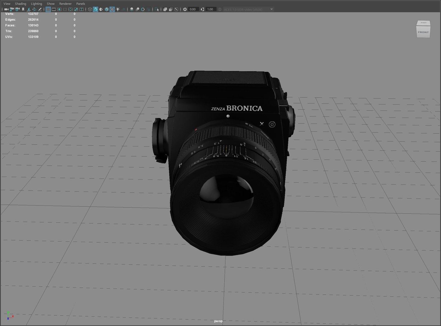 3D Analog Medium-Format Camera - TurboSquid 1854576