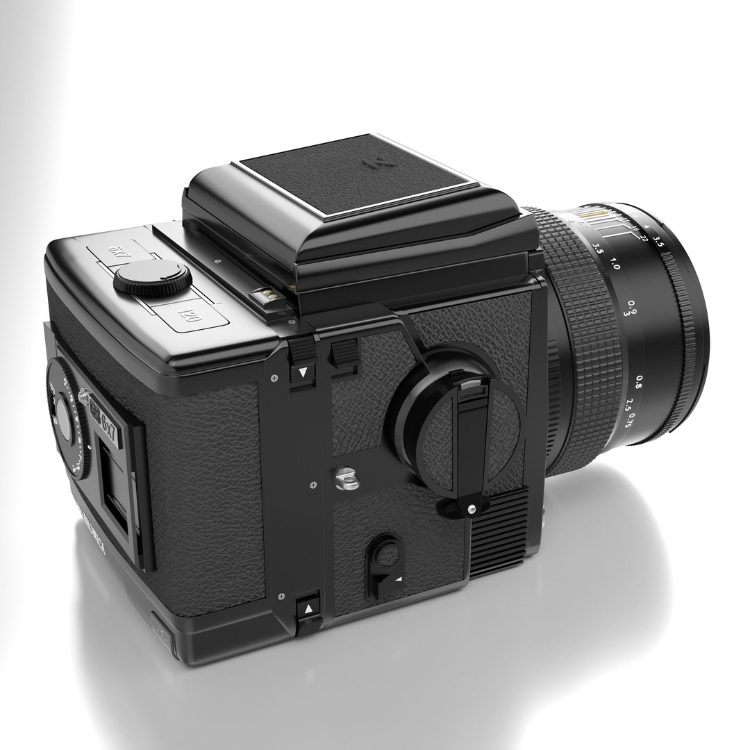 3D Analog Medium-Format Camera - TurboSquid 1854576
