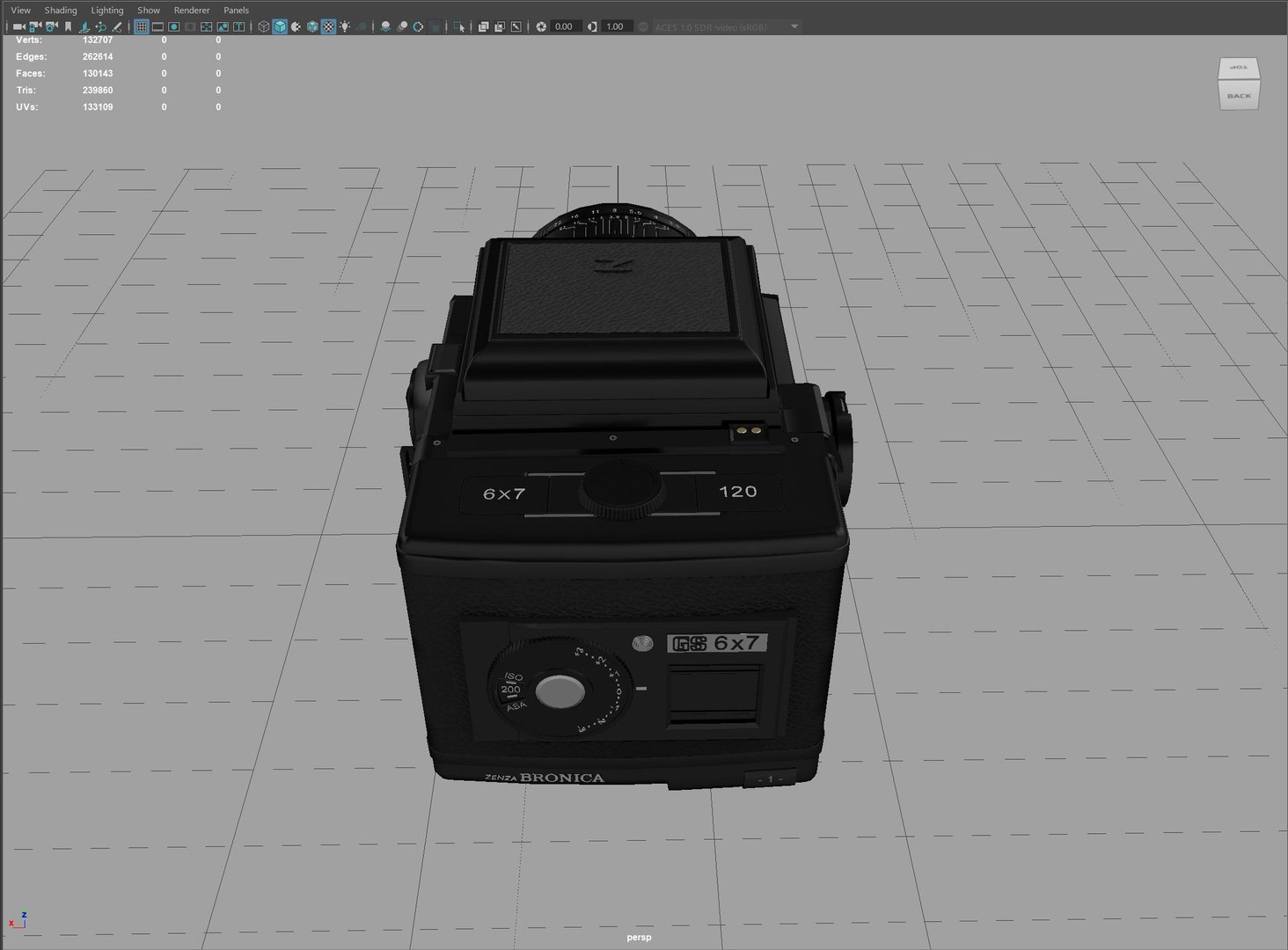 3D Analog Medium-Format Camera - TurboSquid 1854576