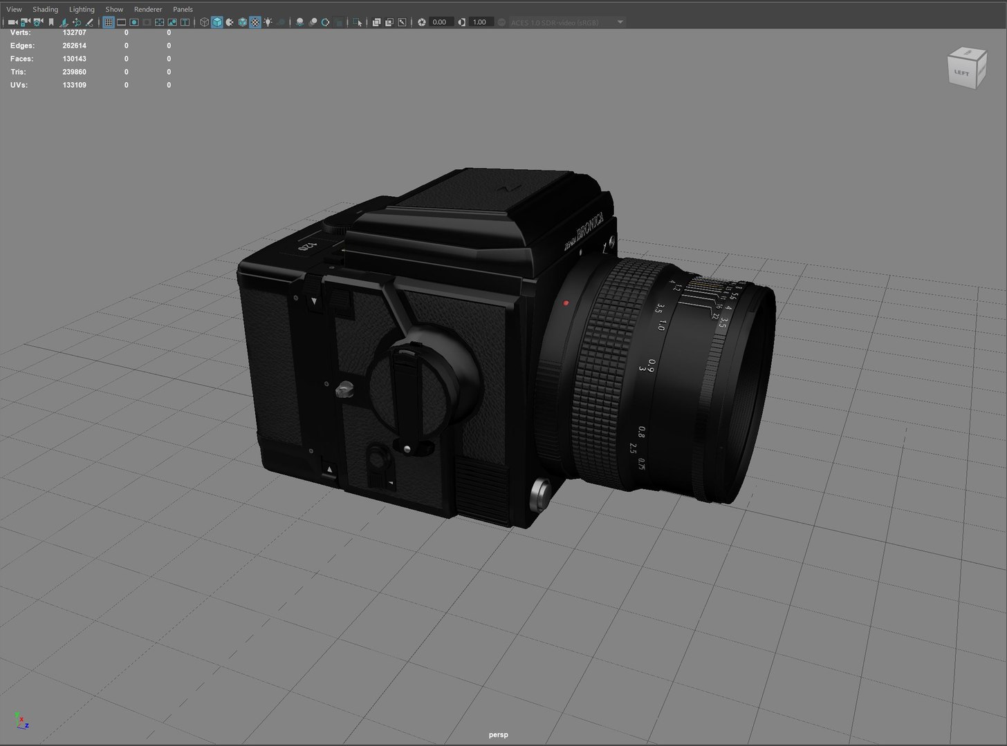 3D Analog Medium-Format Camera - TurboSquid 1854576