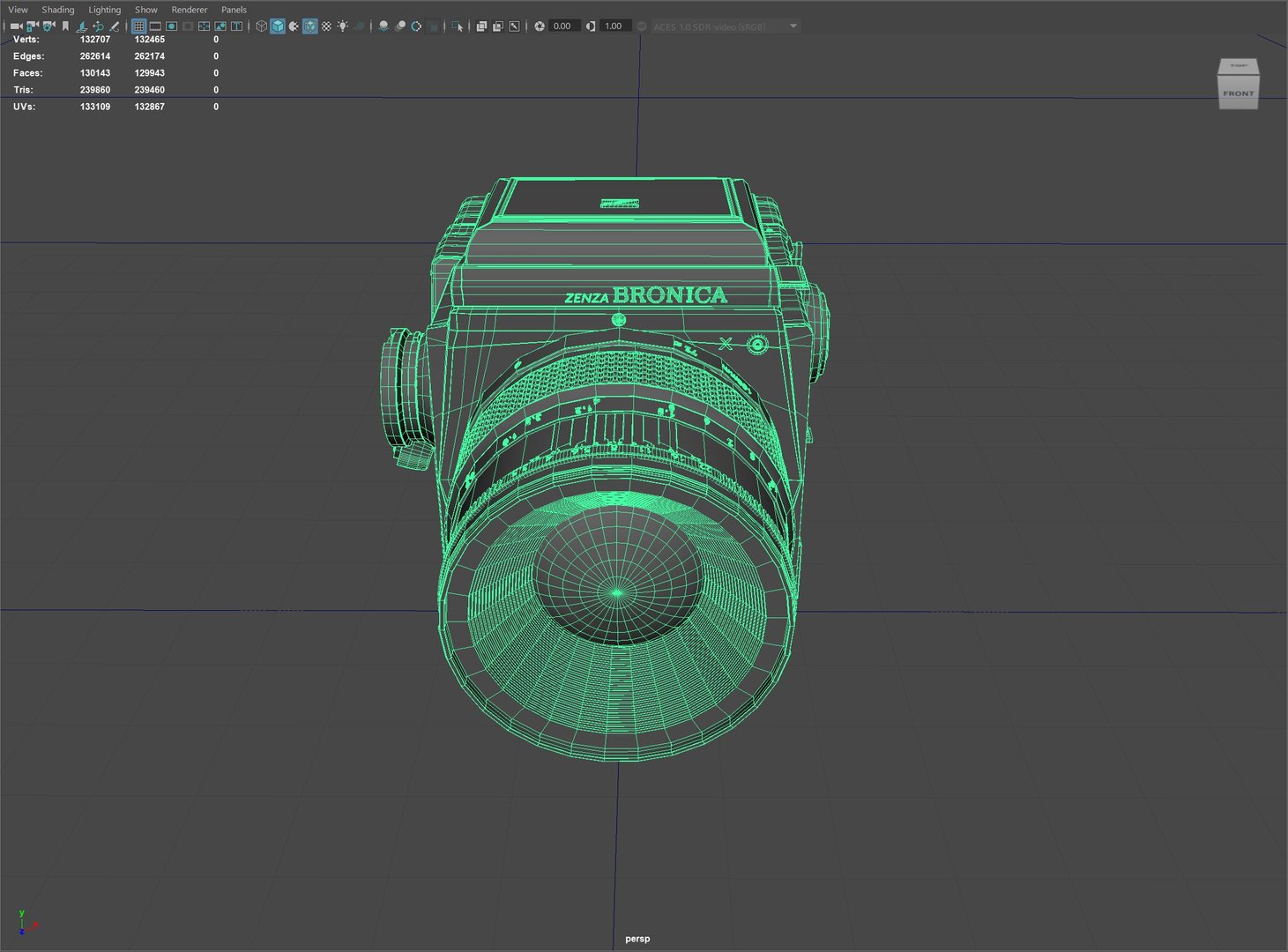 3D Analog Medium-Format Camera - TurboSquid 1854576