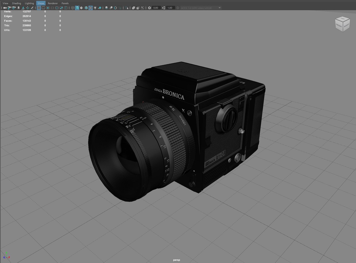 3D Analog Medium-Format Camera - TurboSquid 1854576