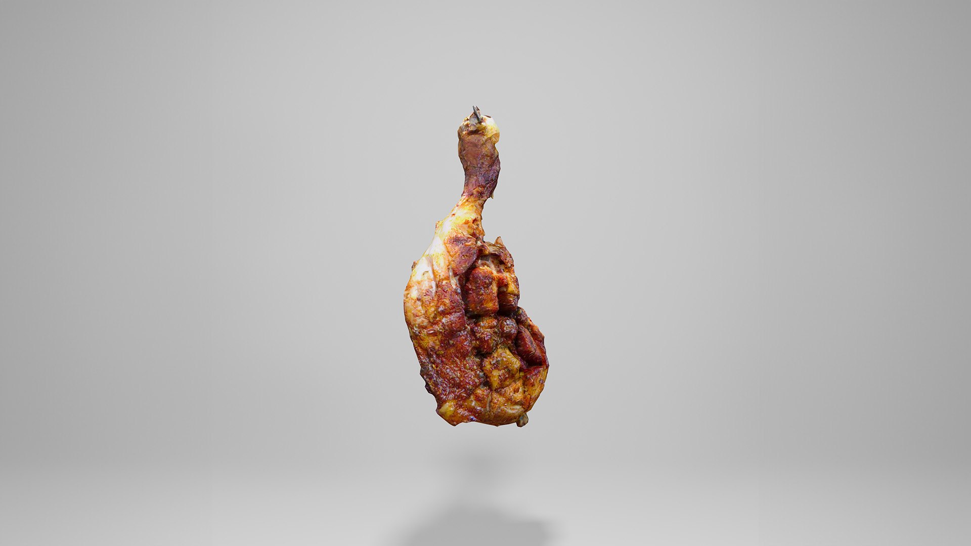 Roasted Chicken Drumstick 3D Scan Ready For Realistic Rendering 3D ...