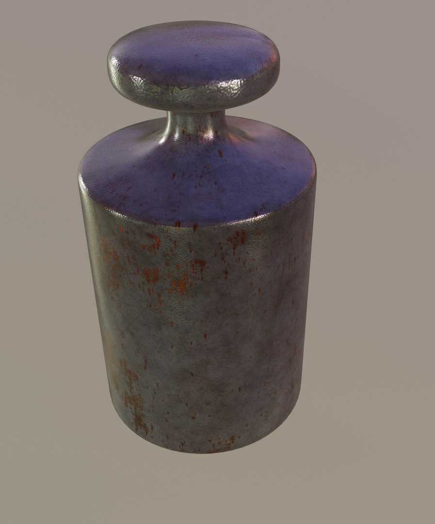 3D Model Metallic Weight - TurboSquid 1482102