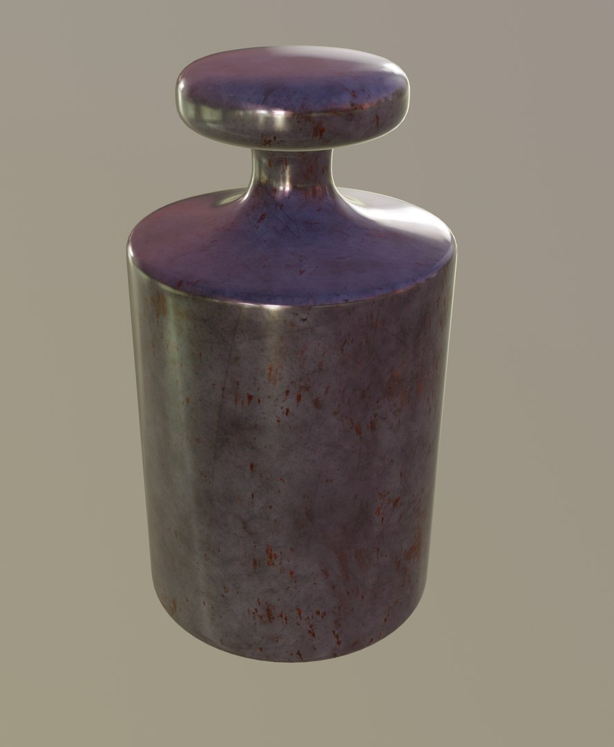 3D Model Metallic Weight - TurboSquid 1482102